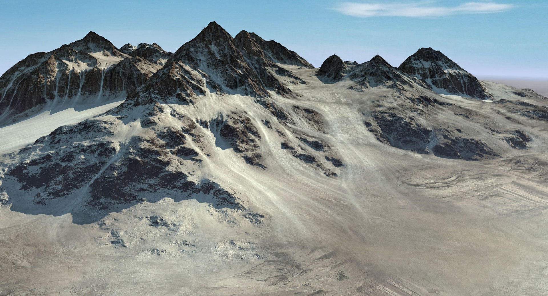 Max Mountains Landscape Terrain