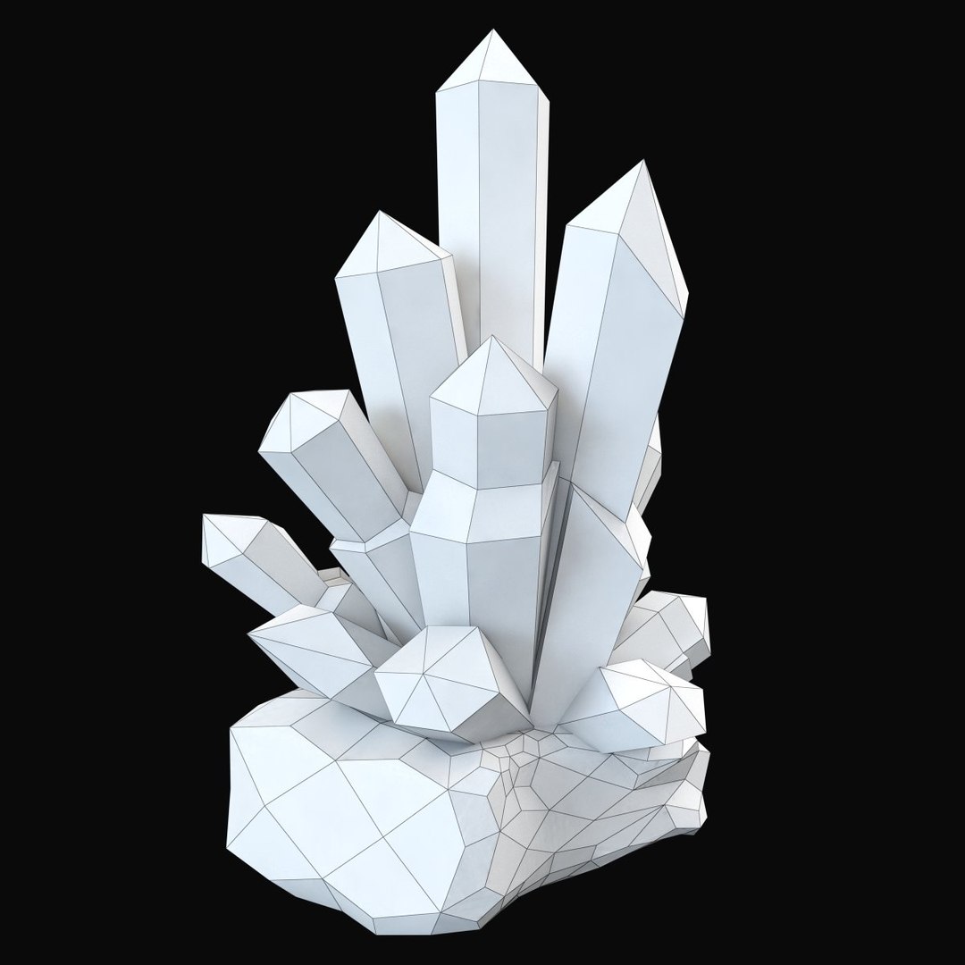 Blue Crystal 3D Model - TurboSquid 1435782