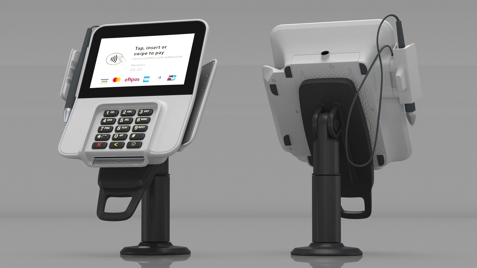 Payment Terminal Carrying Table Bracket 3D Model - TurboSquid 2265102