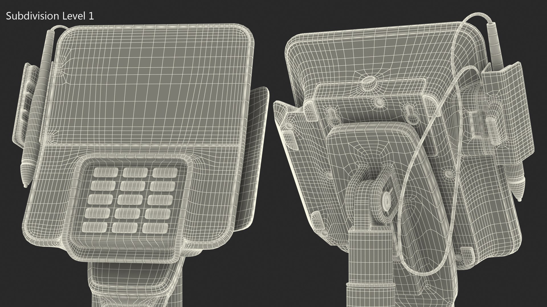 Payment Terminal Carrying Table Bracket 3D Model - TurboSquid 2265102