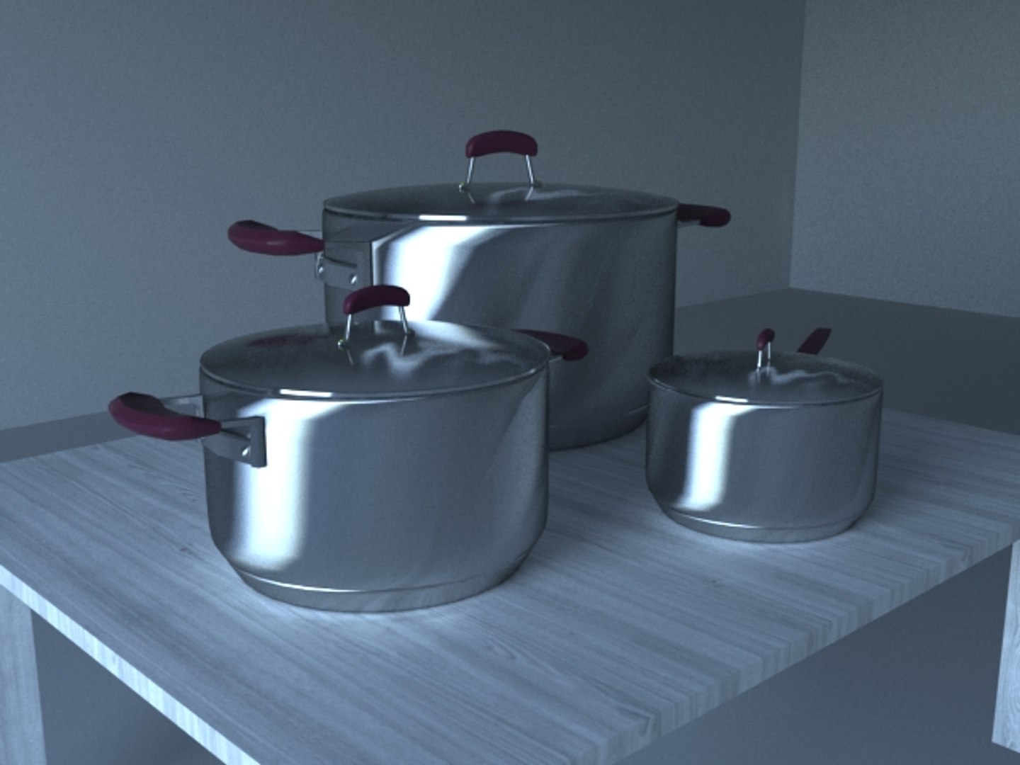 Steel Pans 3D Model - TurboSquid 1243691