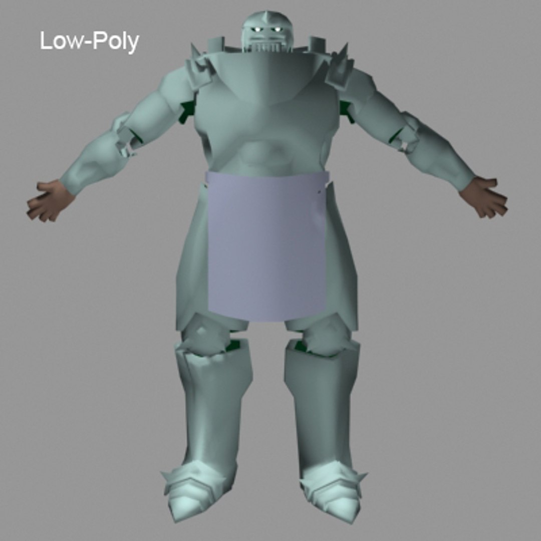 Alphonse Elric 3d Model