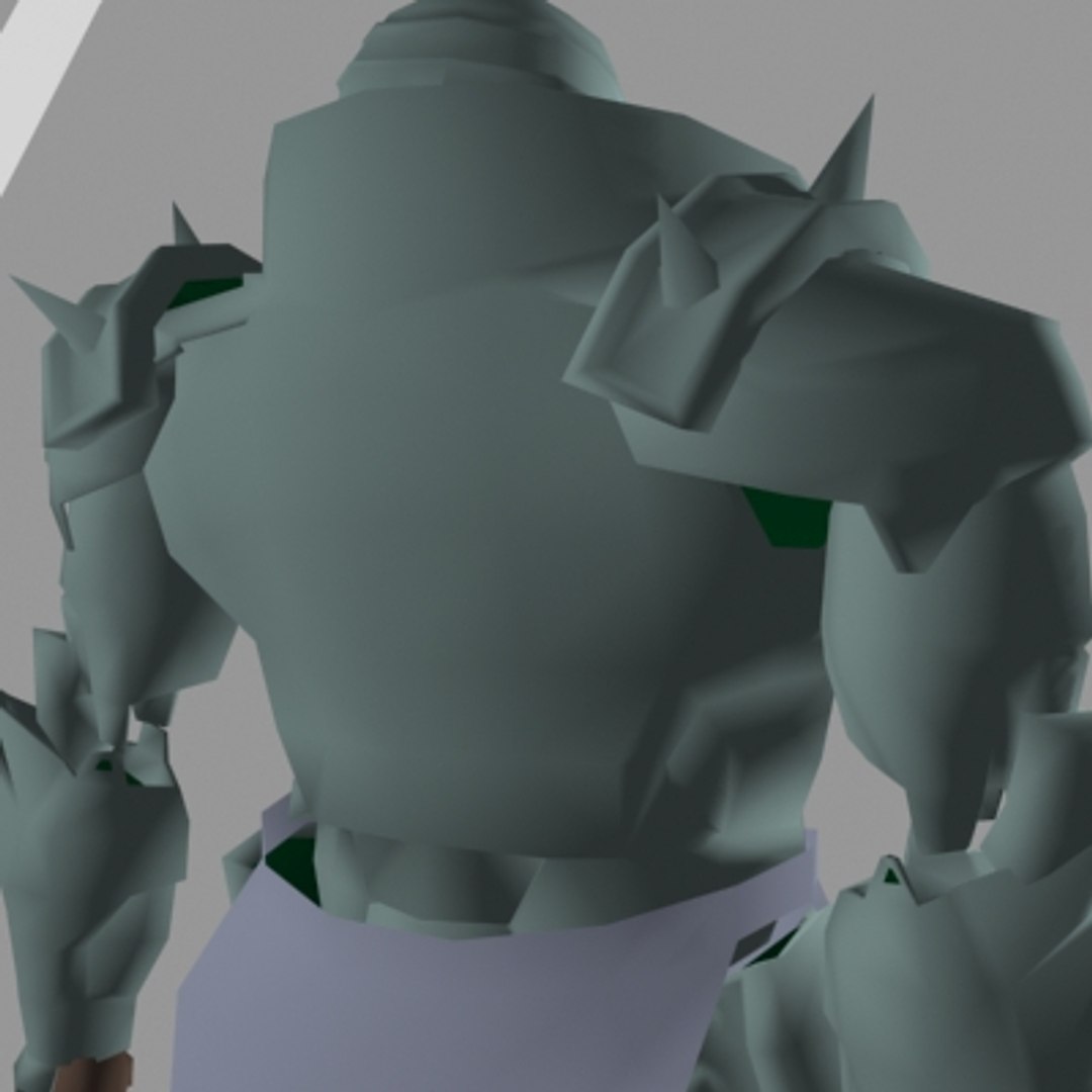 Alphonse Elric 3d Model
