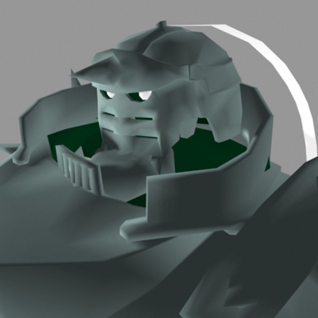 Alphonse Elric 3d Model
