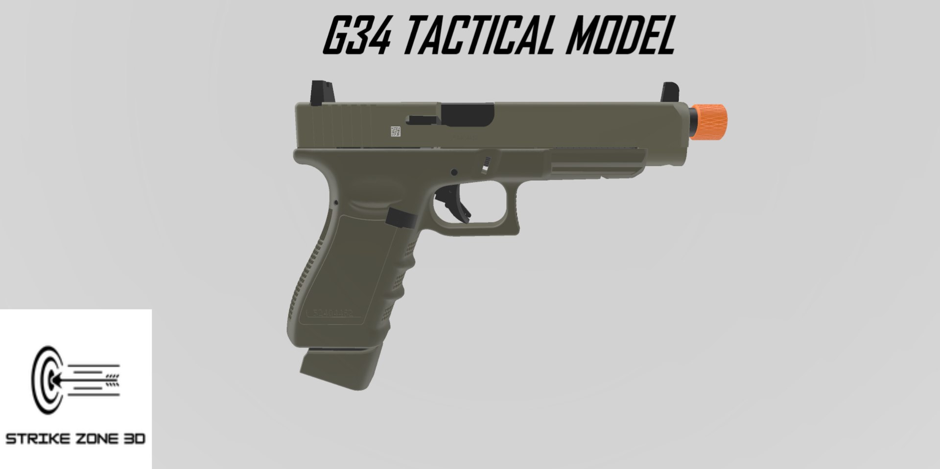 G34 3D Print Toy Gun Model - TurboSquid 2315928