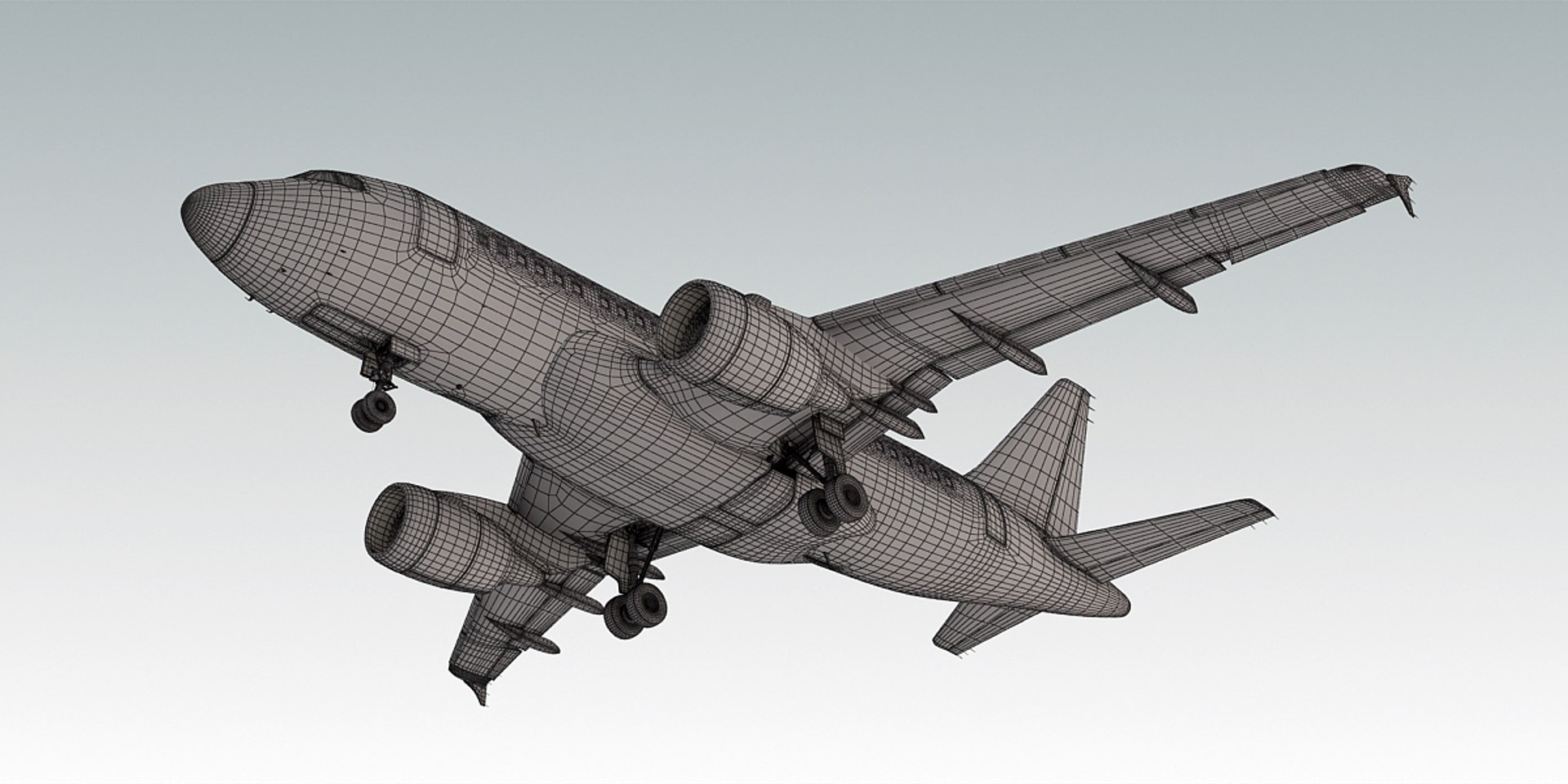 a318-100 plane british airways 3d model