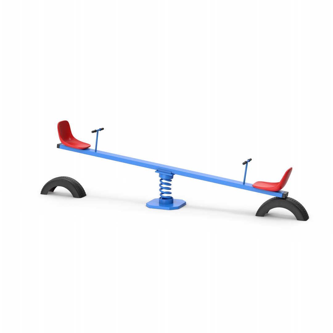 Playground See Saw 3D model - TurboSquid 2182846