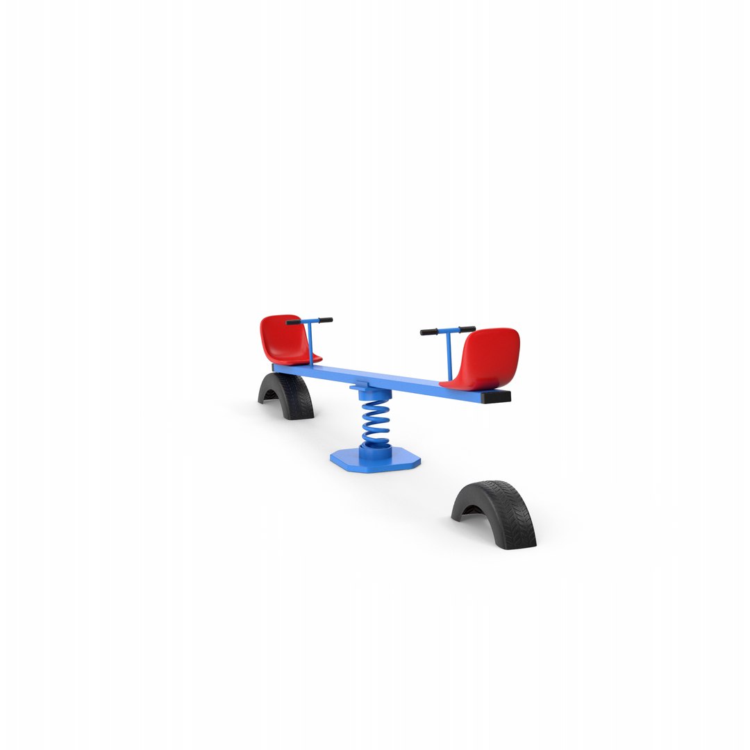 Playground See Saw 3D model - TurboSquid 2182846