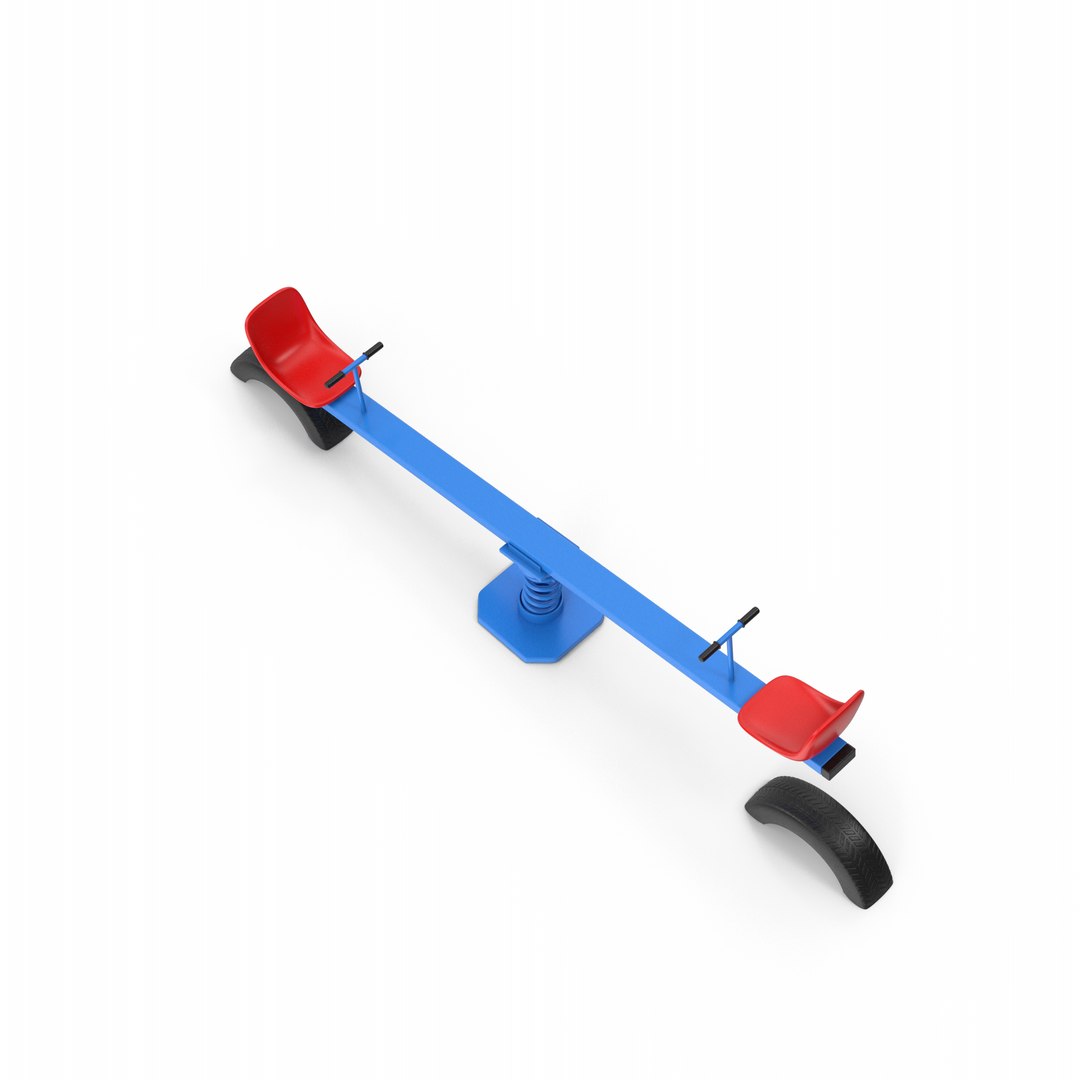Playground See Saw 3D model - TurboSquid 2182846