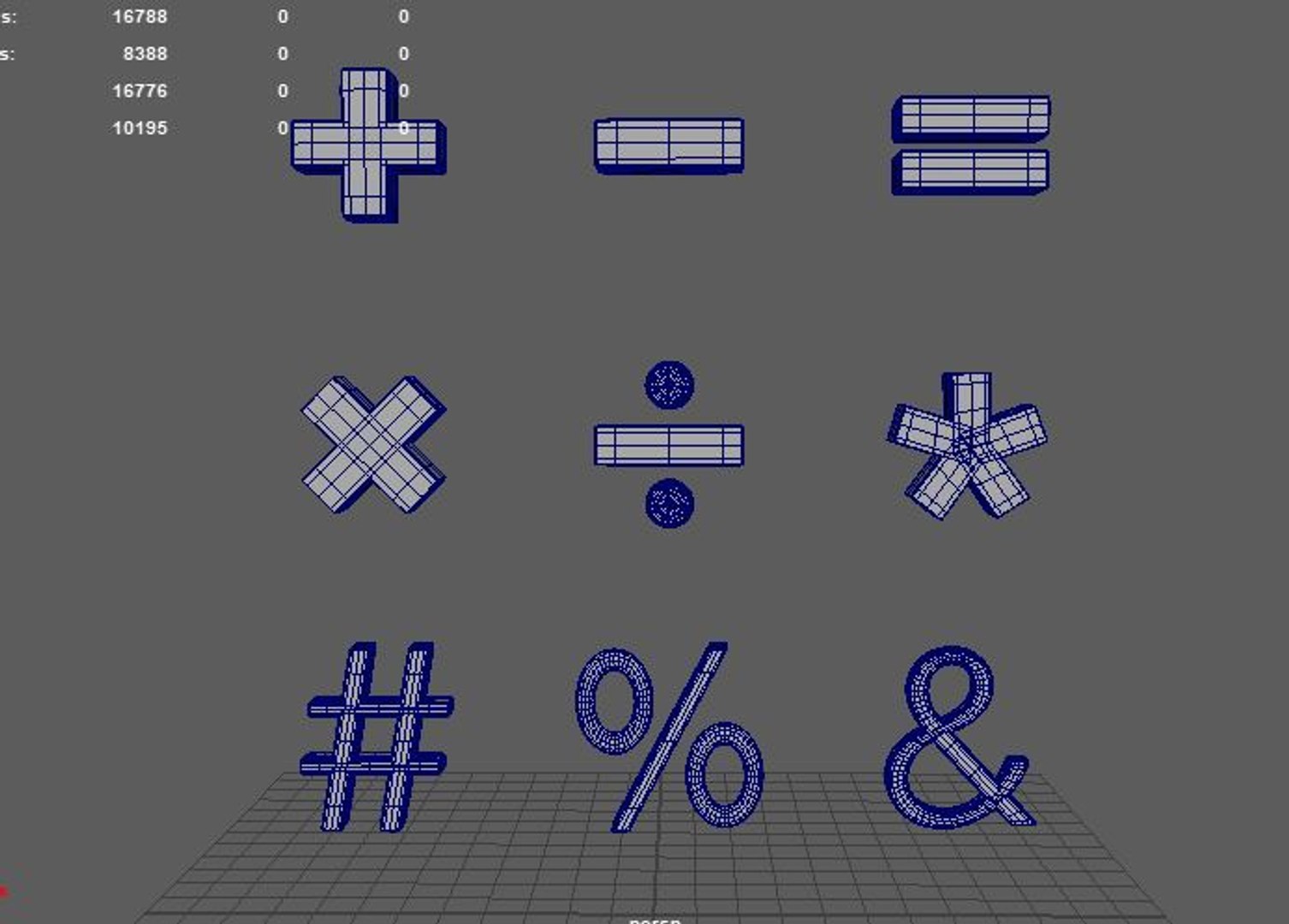 Mathematical Symbols 3D Model 3D Model - TurboSquid 2344978