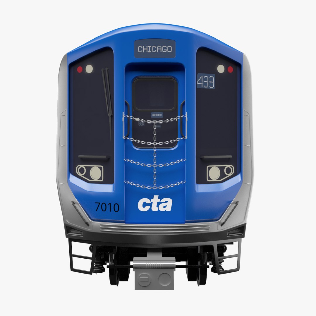 Chicago Cta Train 7000 Model - TurboSquid 1461540