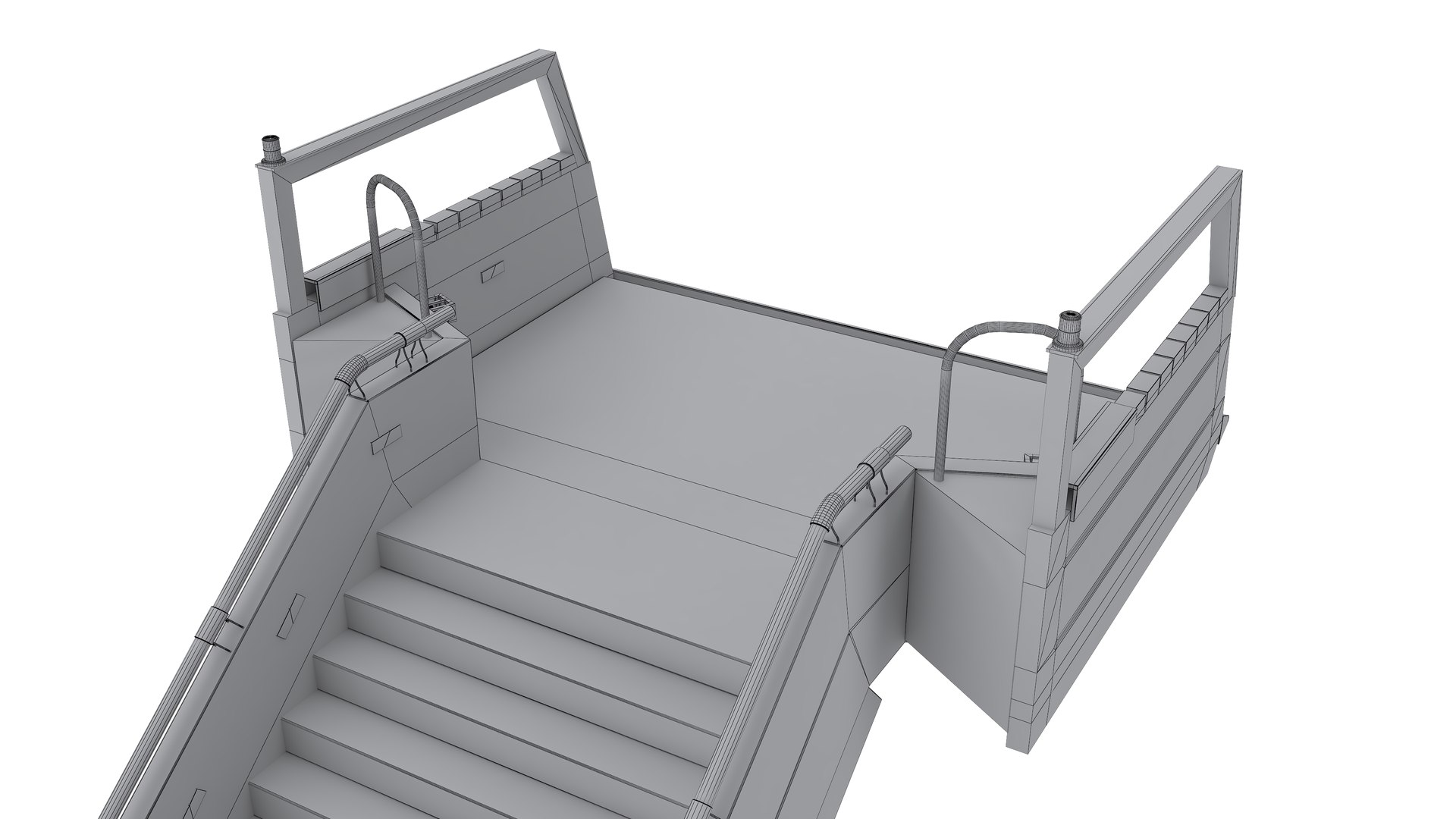 3D Portable Passenger Airplane Steps Model - TurboSquid 2293138