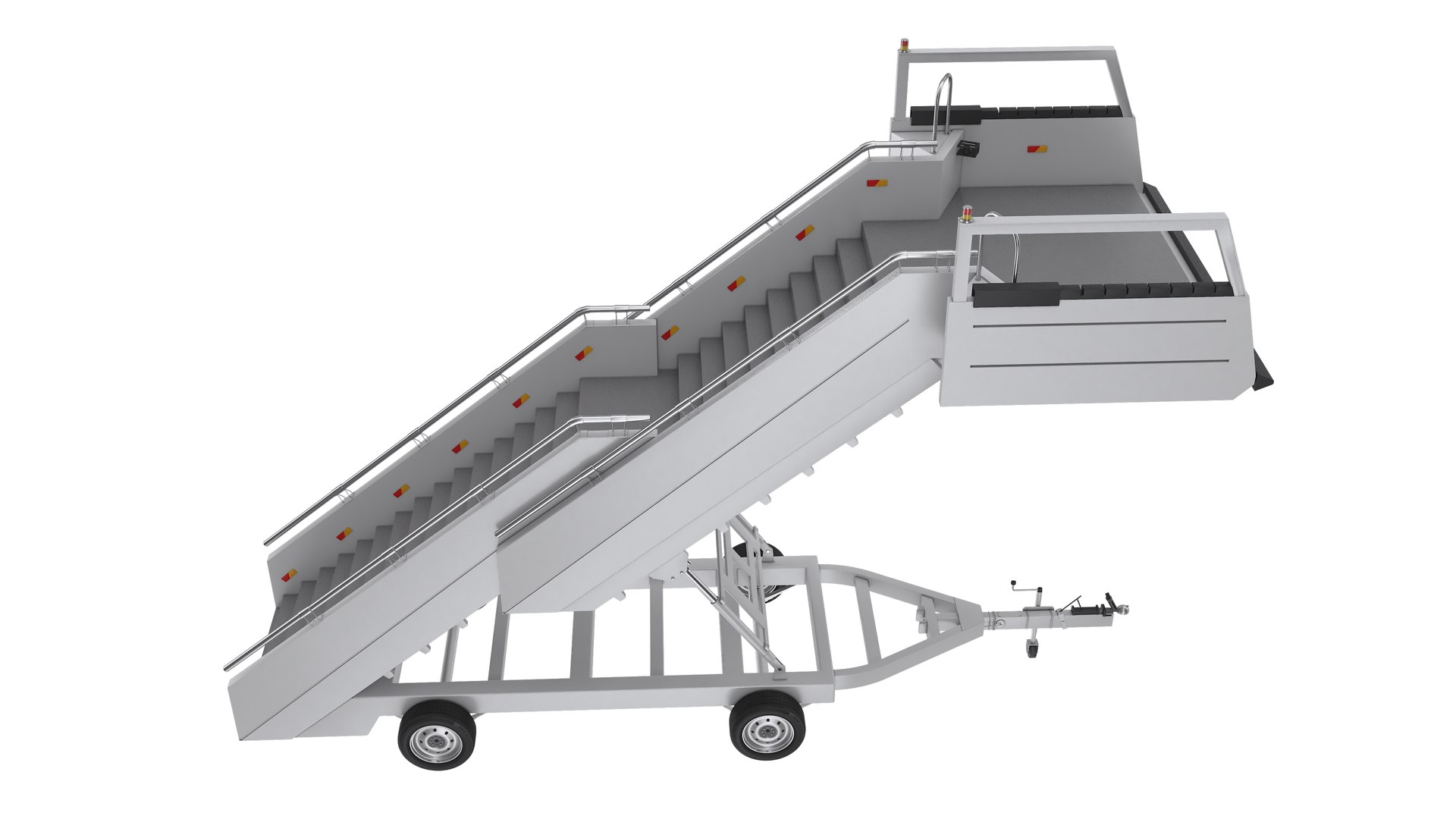 3D Portable Passenger Airplane Steps Model - TurboSquid 2293138