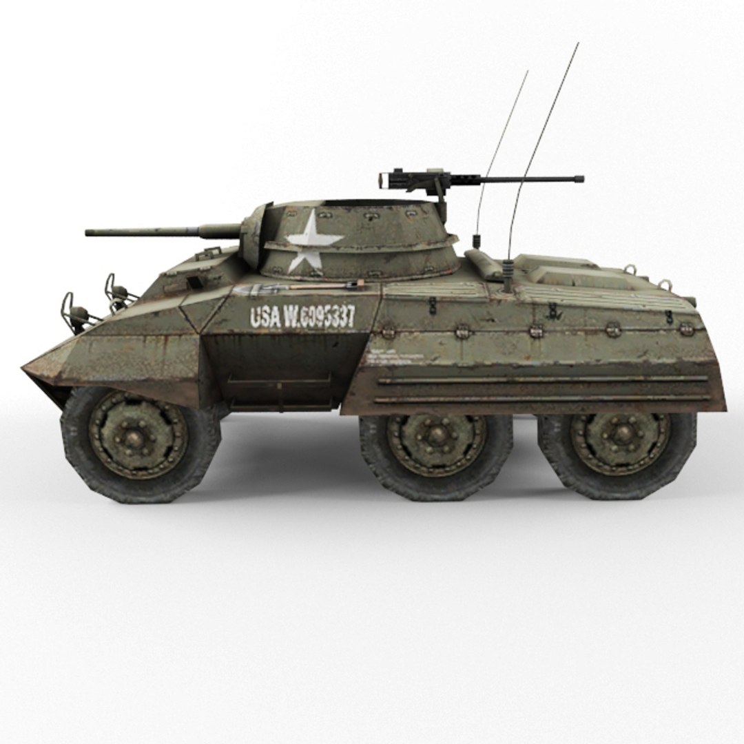 M8 Vehicle 3d Model
