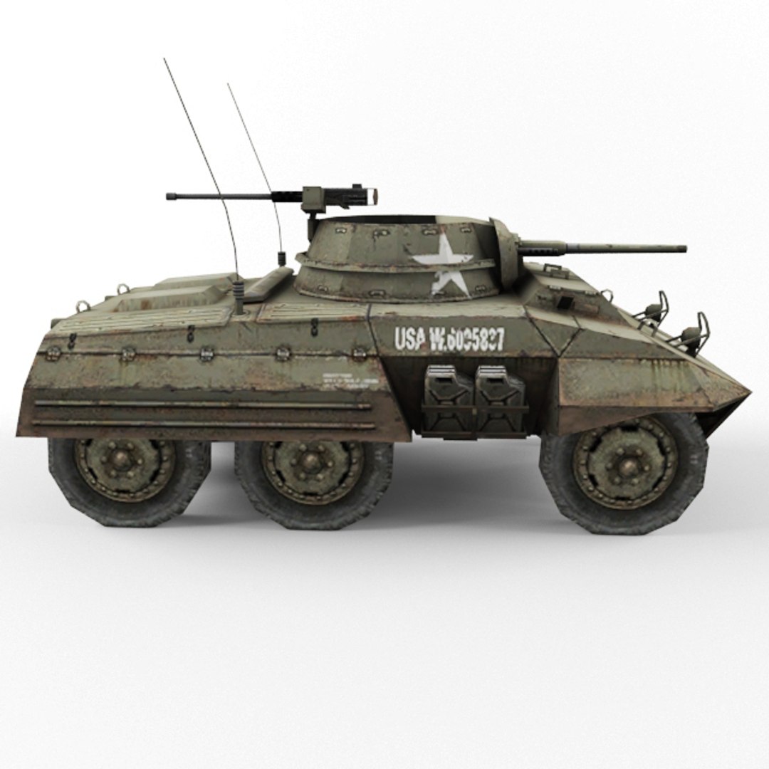 M8 Vehicle 3d Model