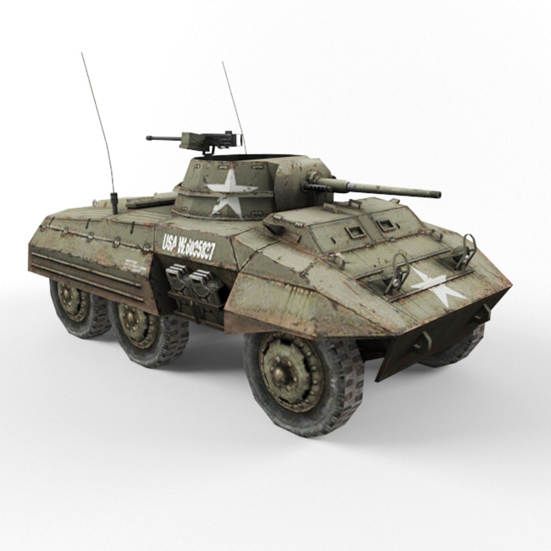 M8 Vehicle 3d Model