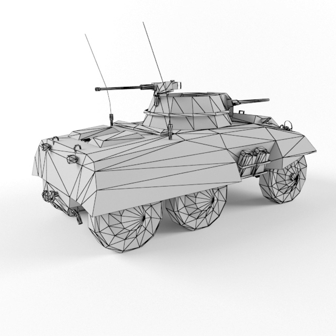 M8 Vehicle 3d Model