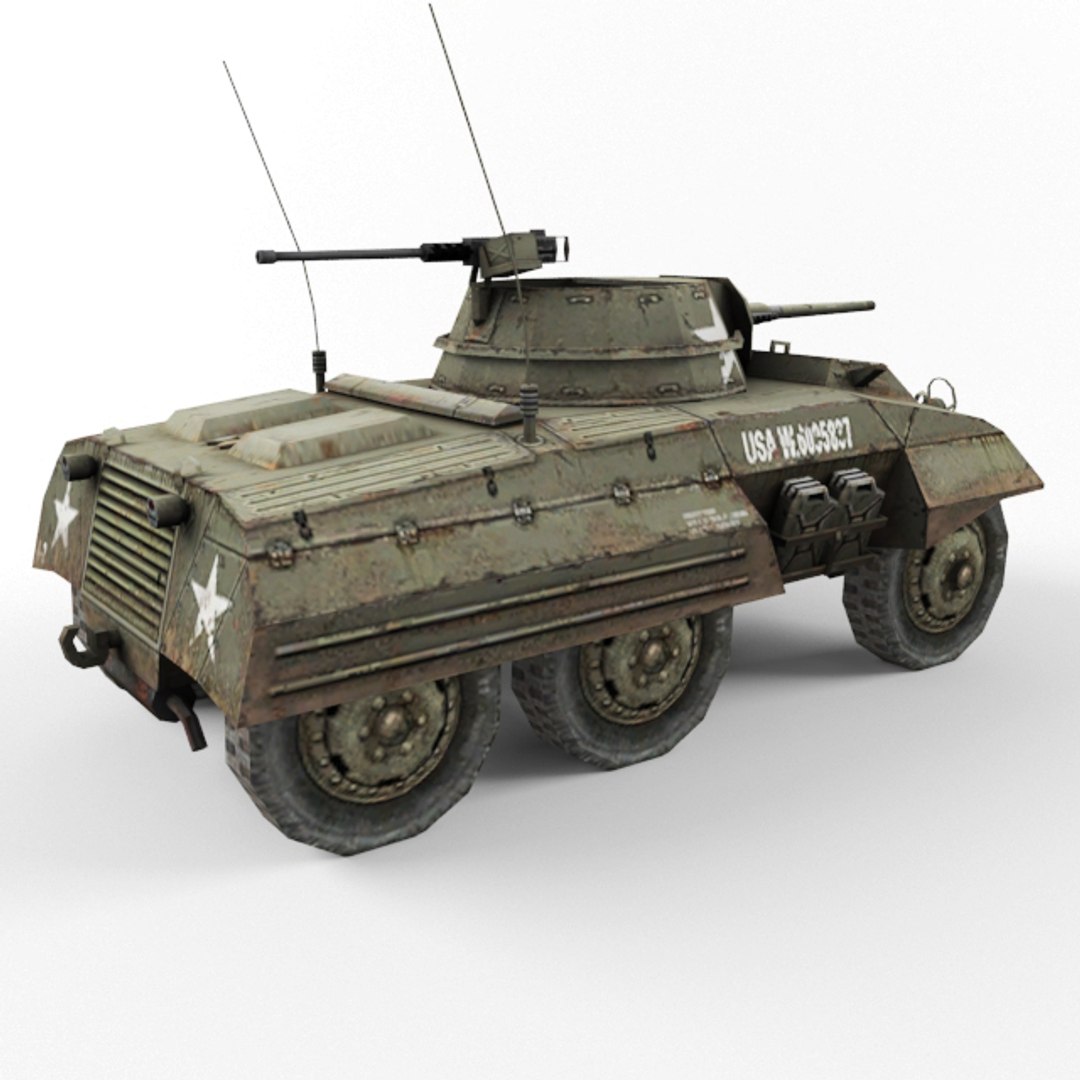 M8 Vehicle 3d Model