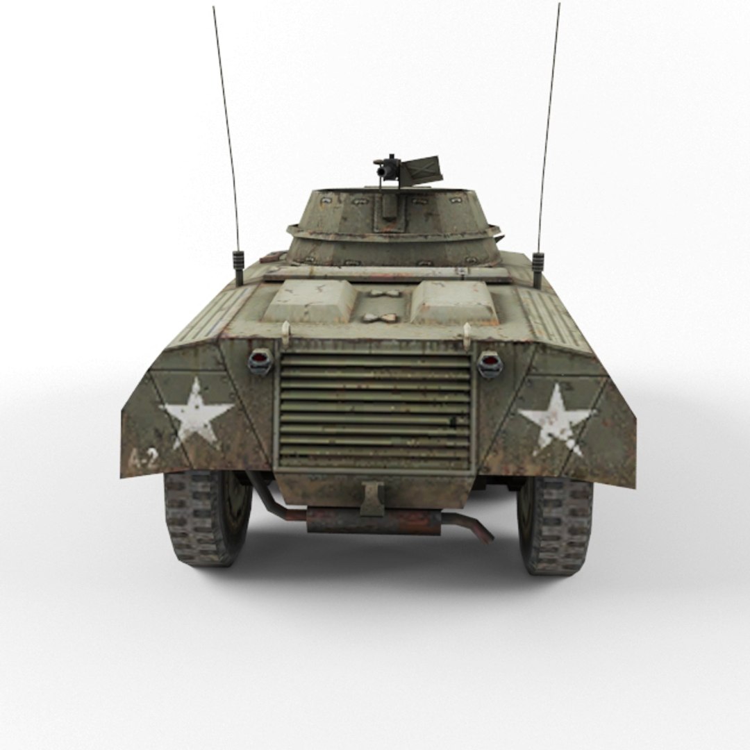 M8 Vehicle 3d Model