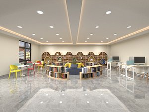 3D Bookstore Models | TurboSquid