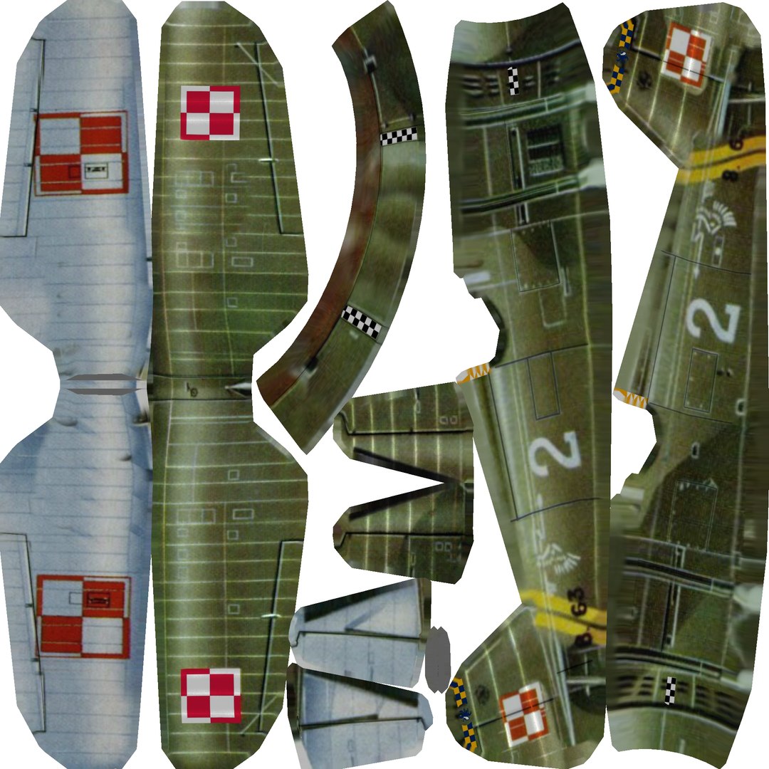 PZL P11 Lowpoly WW2 Fighter Model - TurboSquid 1881931