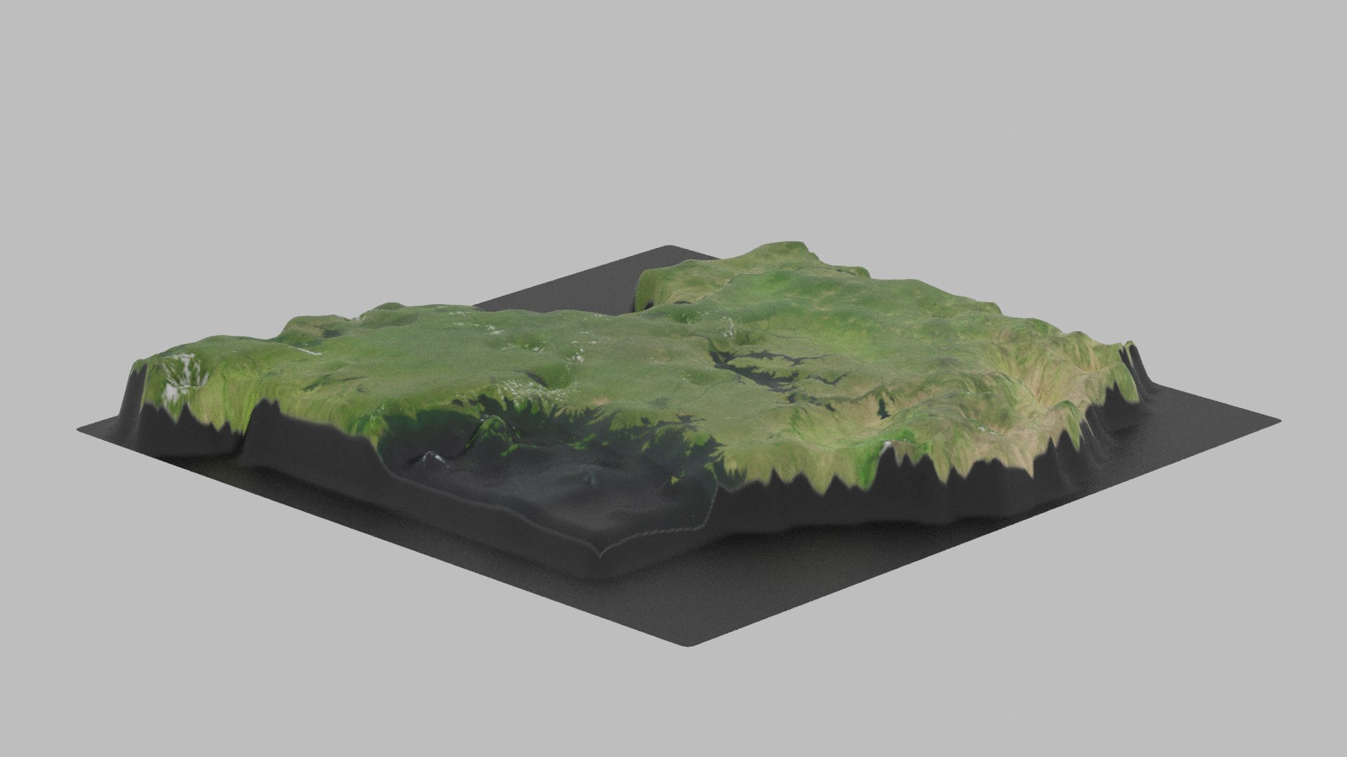 3D Uganda Map Country - TurboSquid 2076389