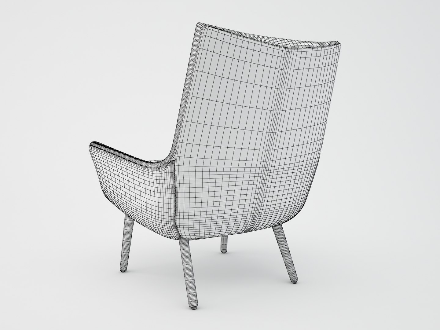 3dsmax Mrs Godfrey Retro Style