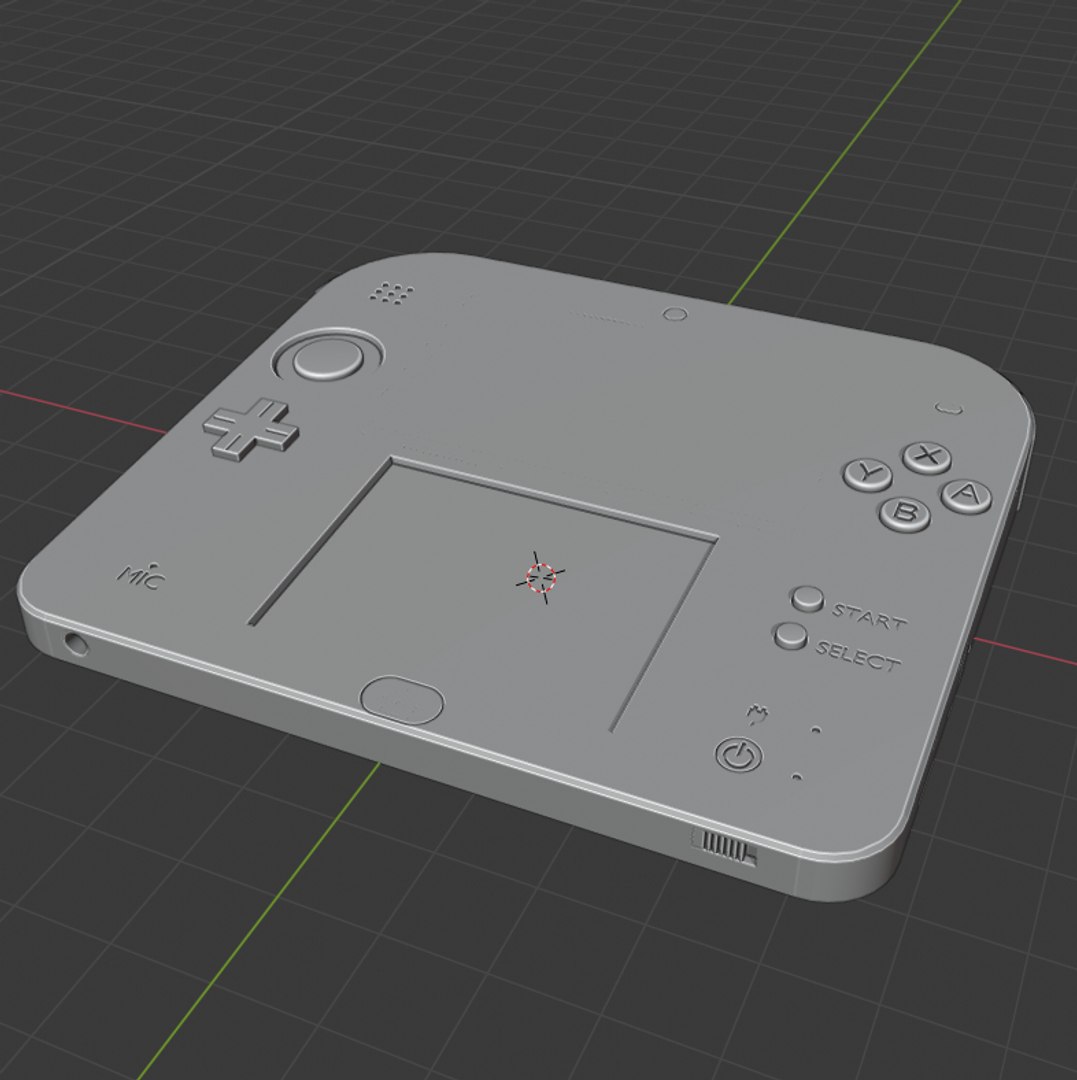 Nintendo 2ds 3D Model - TurboSquid 1520121