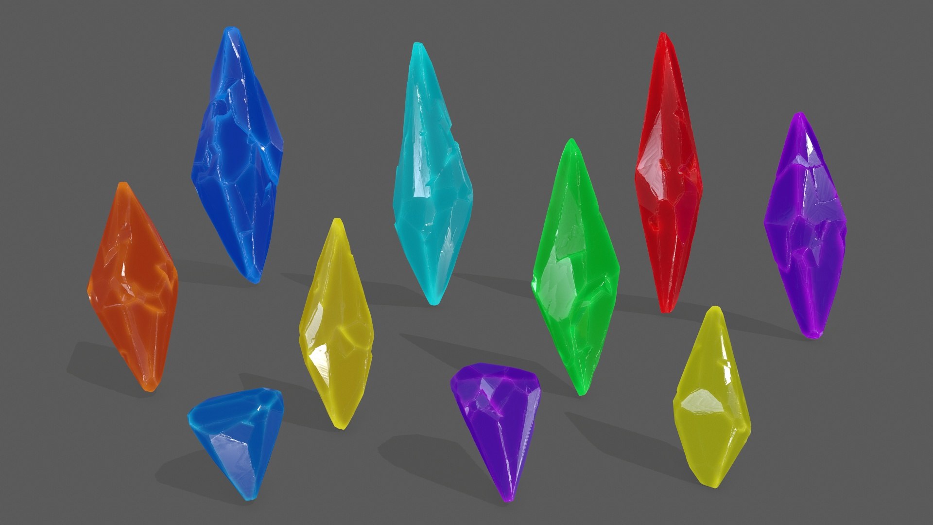 3D Crystal Set 30 - TurboSquid 1811023