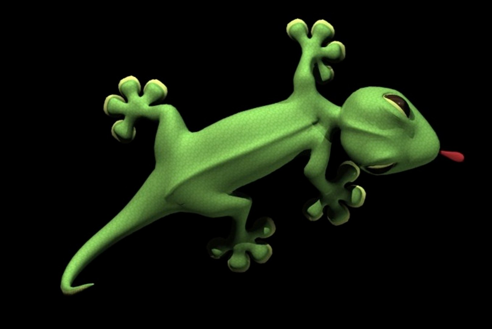 3d Gecko Scene