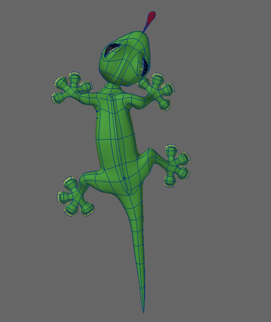 3d Gecko Scene
