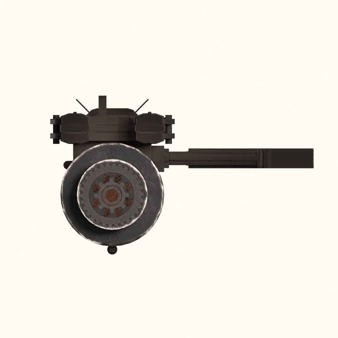 3D Model Gun Arm 3 - TurboSquid 1243348