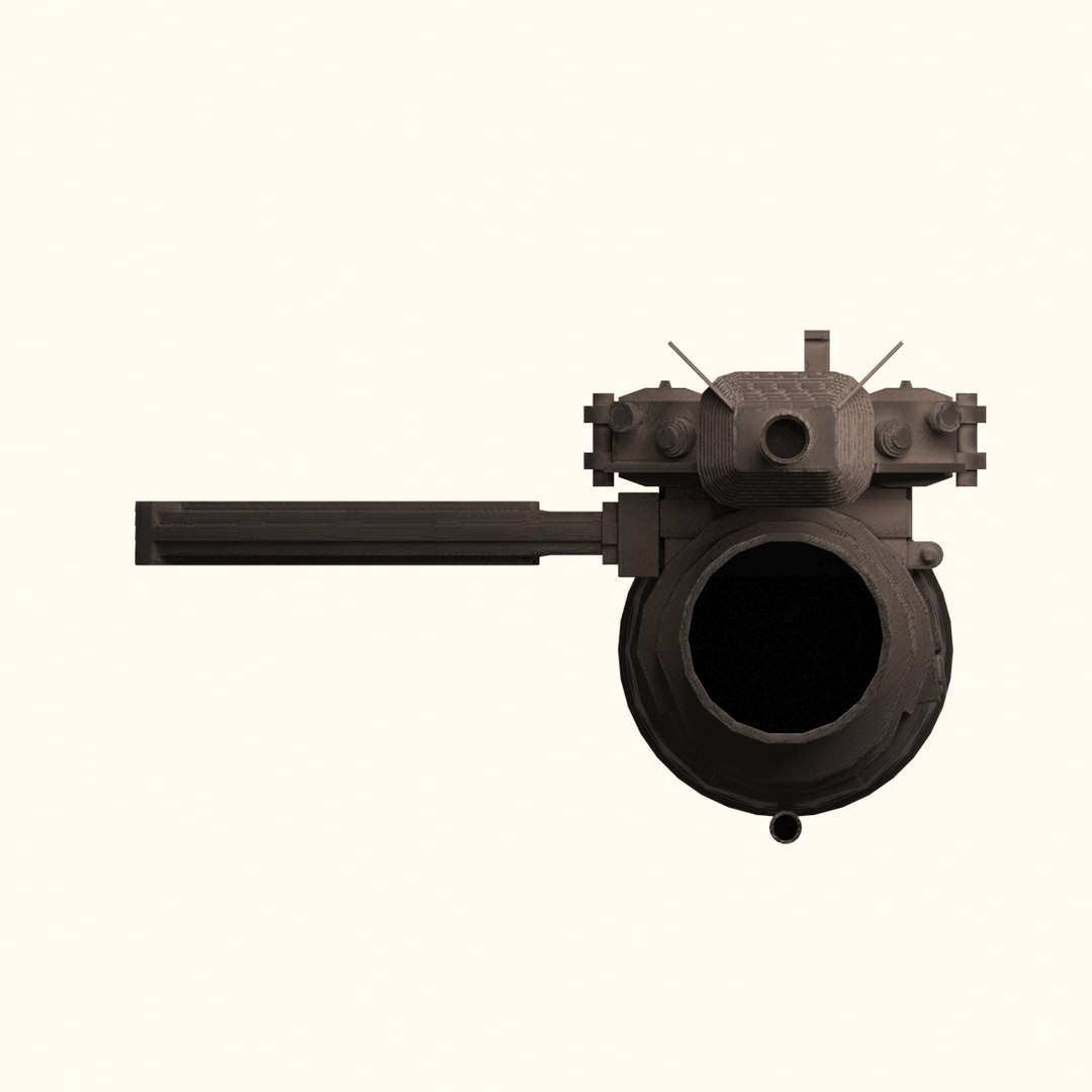 3D Model Gun Arm 3 - TurboSquid 1243348