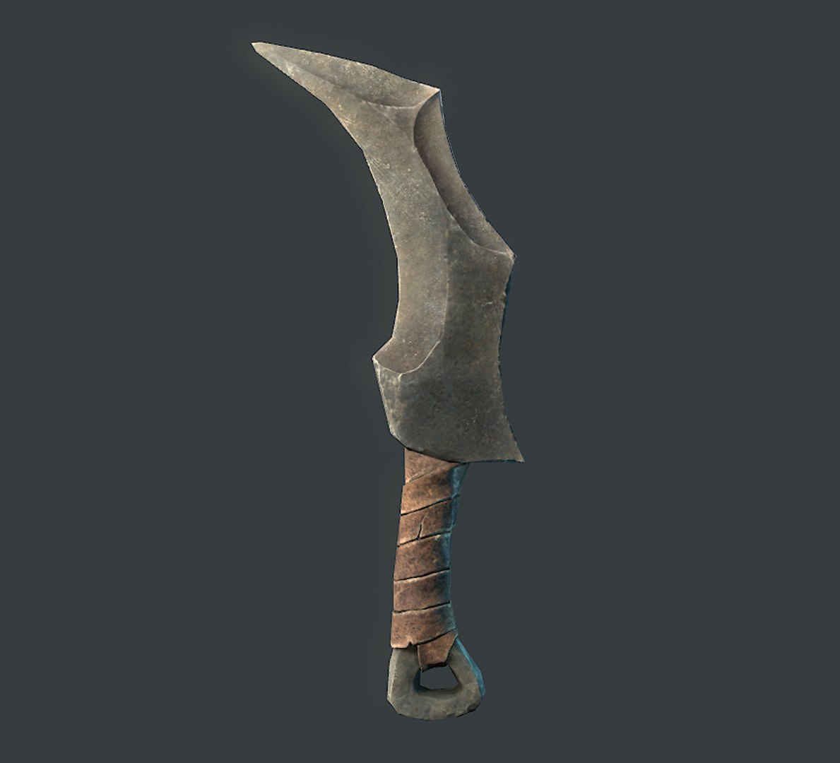 Fantasy Goblin Knife 3d Obj