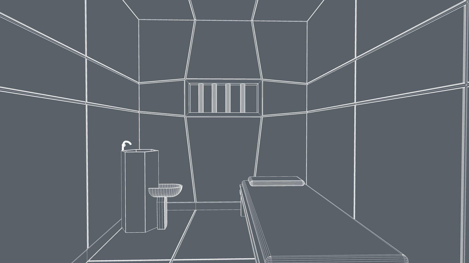 Prison Room 3D - TurboSquid 2332486