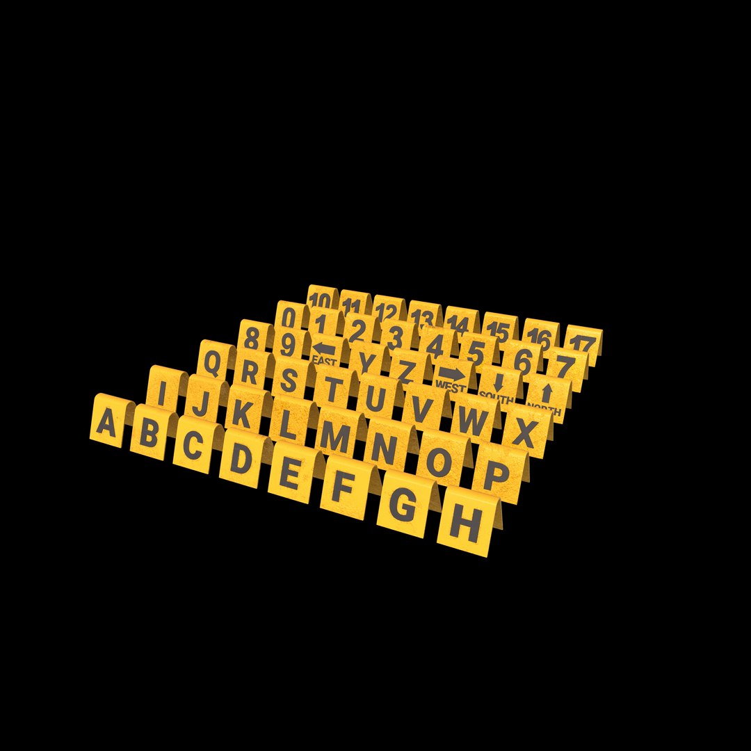 Crime Scene Signs And Marks 3D Model 3D Model - TurboSquid 2336289