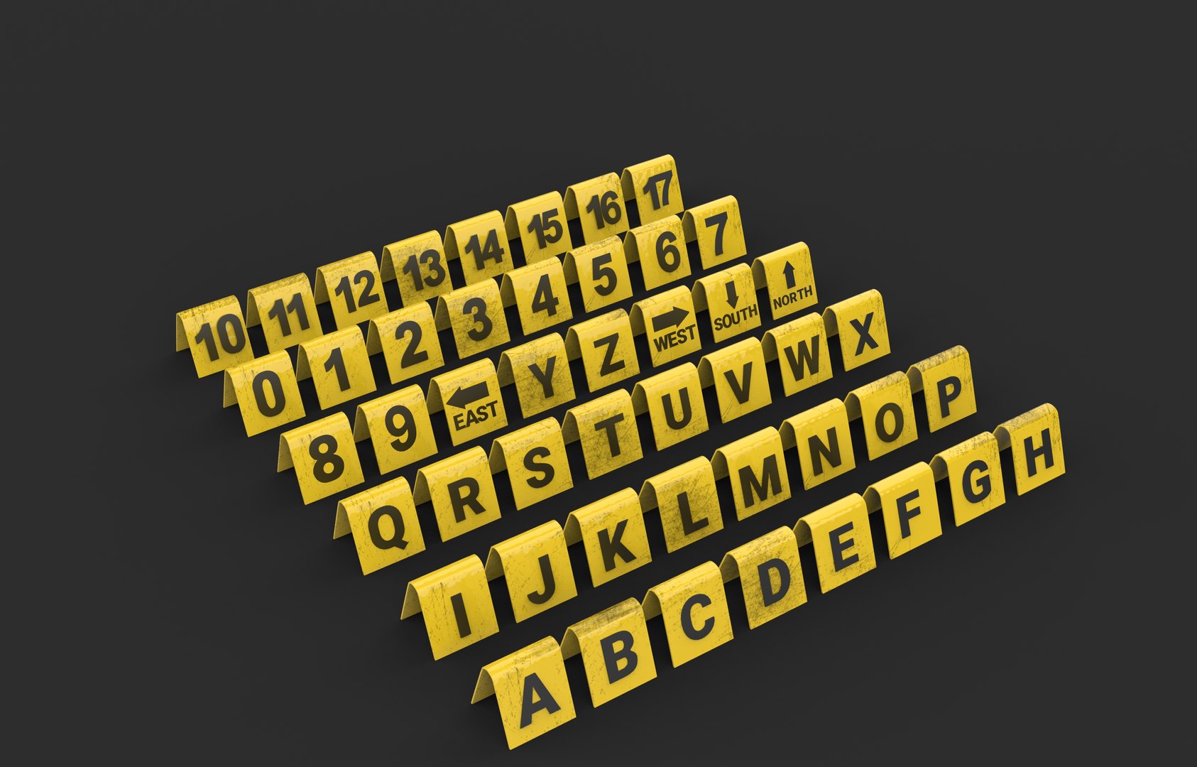 Crime Scene Signs And Marks 3D Model 3D Model - TurboSquid 2336289