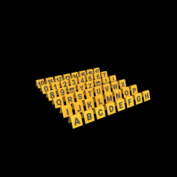 modelo 3d Señales y marcas de la escena del crimen Modelo 3D ...