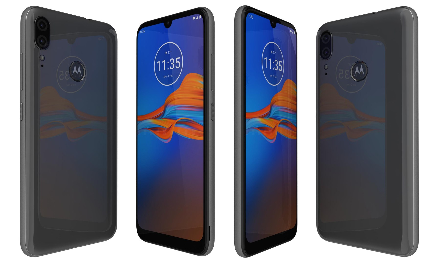 Motorola Moto E6 Colors 3D Model - TurboSquid 1454853
