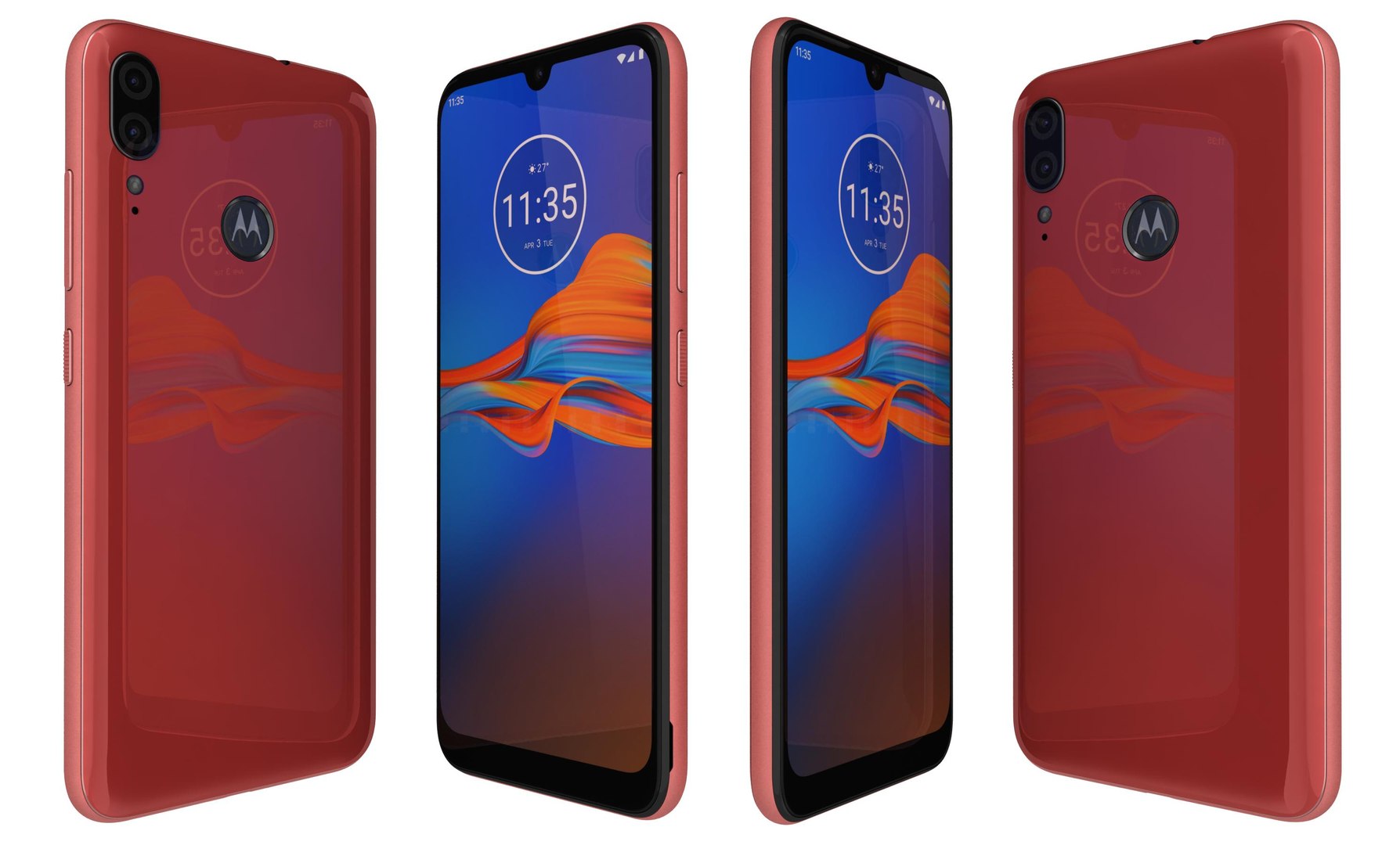 Motorola Moto E6 Colors 3D Model - TurboSquid 1454853