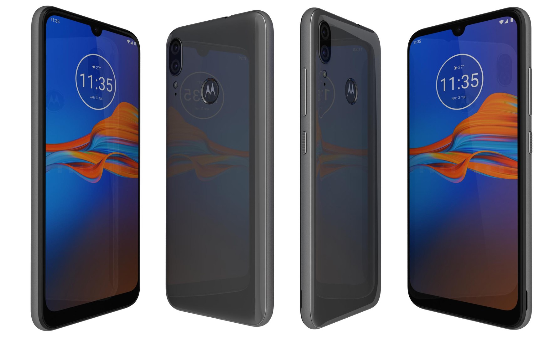 Motorola Moto E6 Colors 3D Model - TurboSquid 1454853