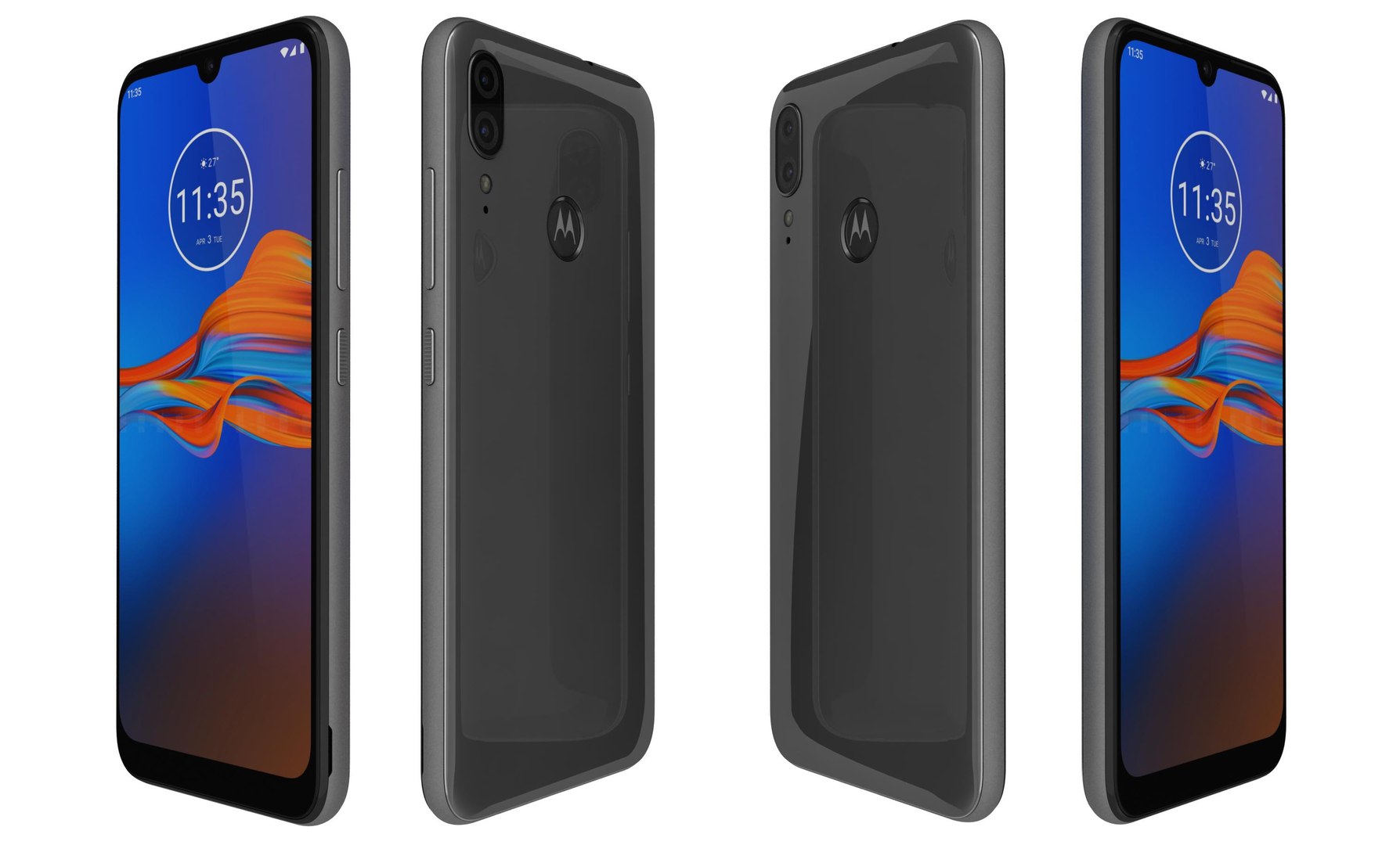 Motorola Moto E6 Colors 3D Model - TurboSquid 1454853