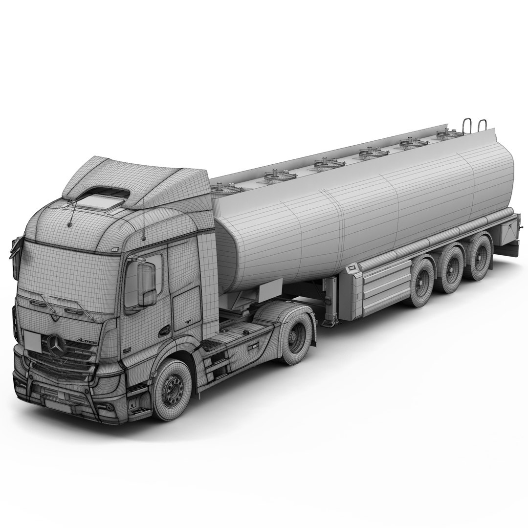 3d Mercedes Actros Model