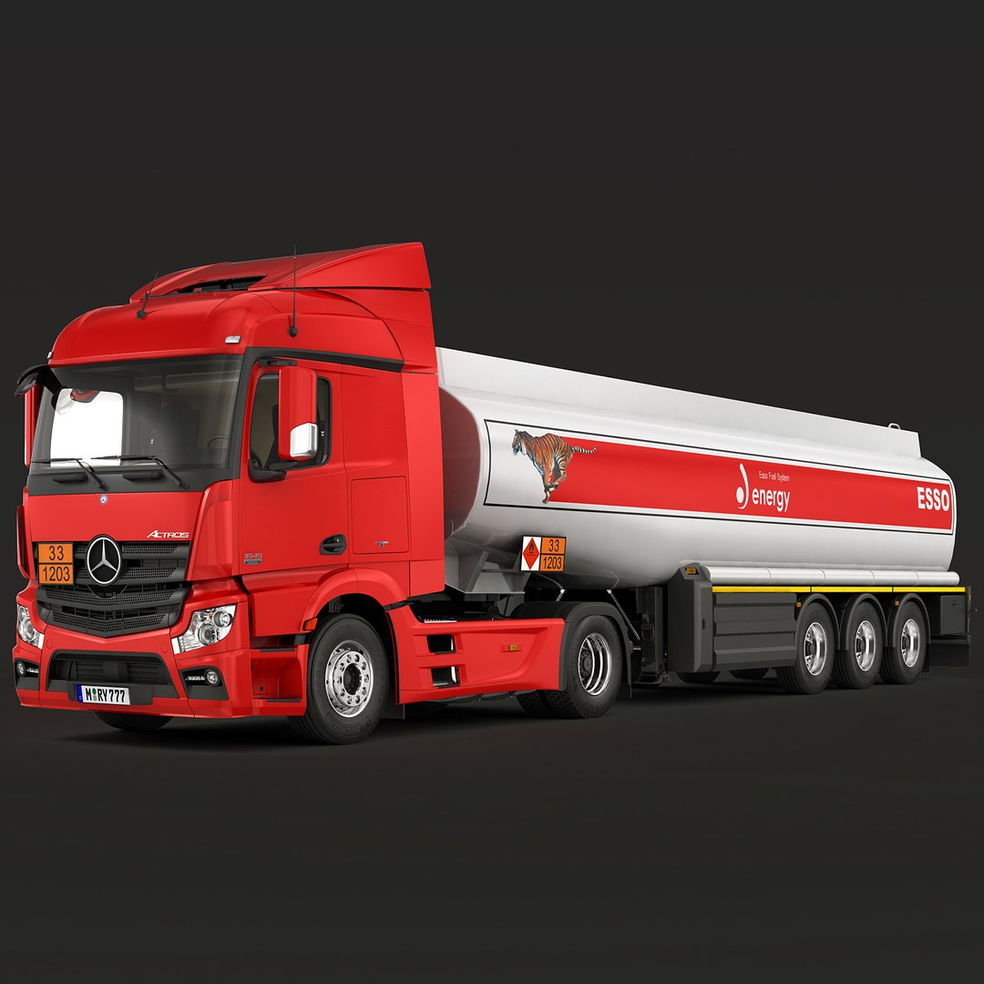 3d mercedes actros model
