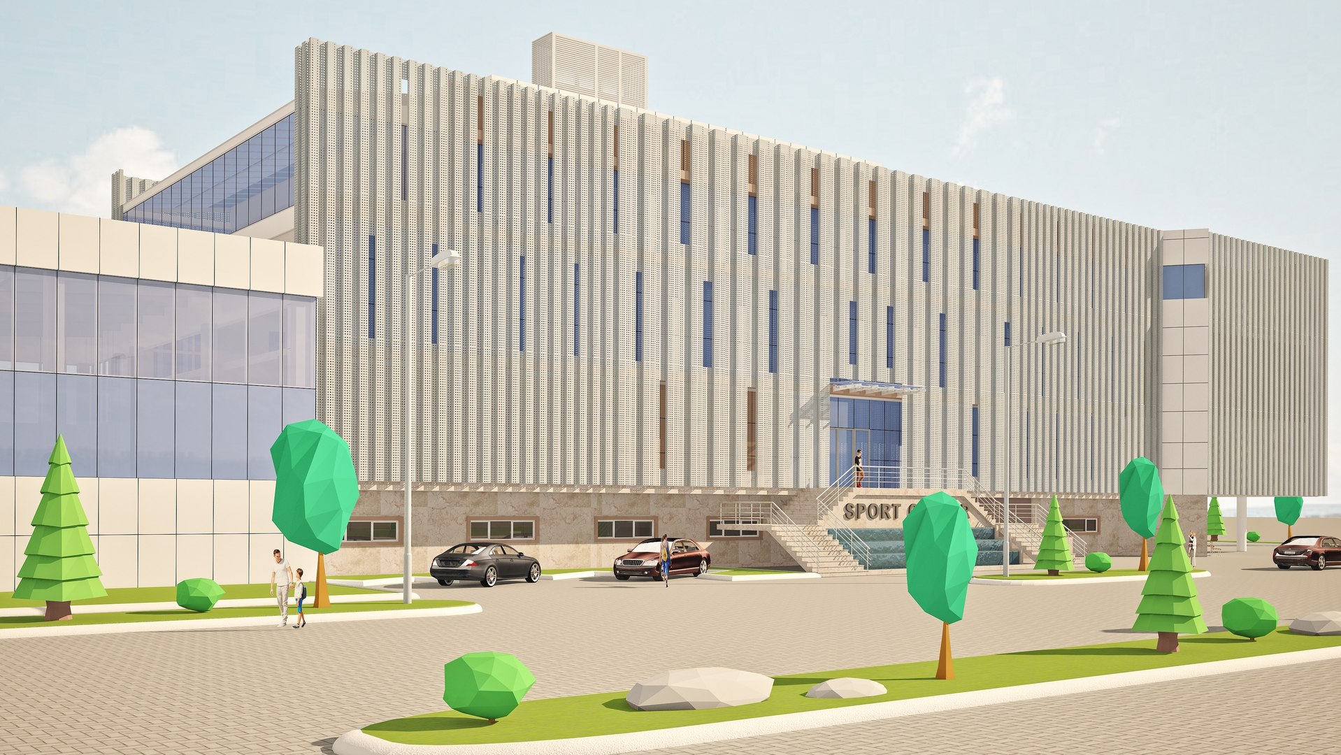 3D Sport Center Model - TurboSquid 1412635