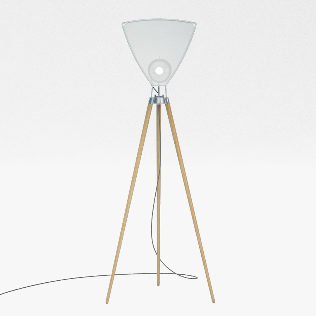 3d Modern Floor Lamp Model