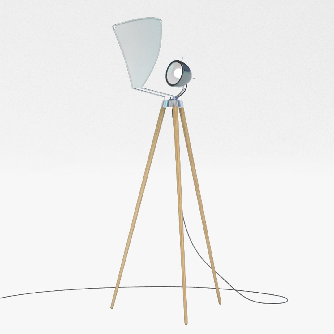 3d Modern Floor Lamp Model