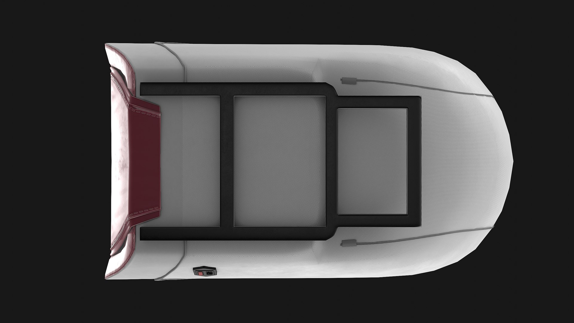 Synca CirC Compact Massage Chair - Burgundy 3D - TurboSquid 2254081