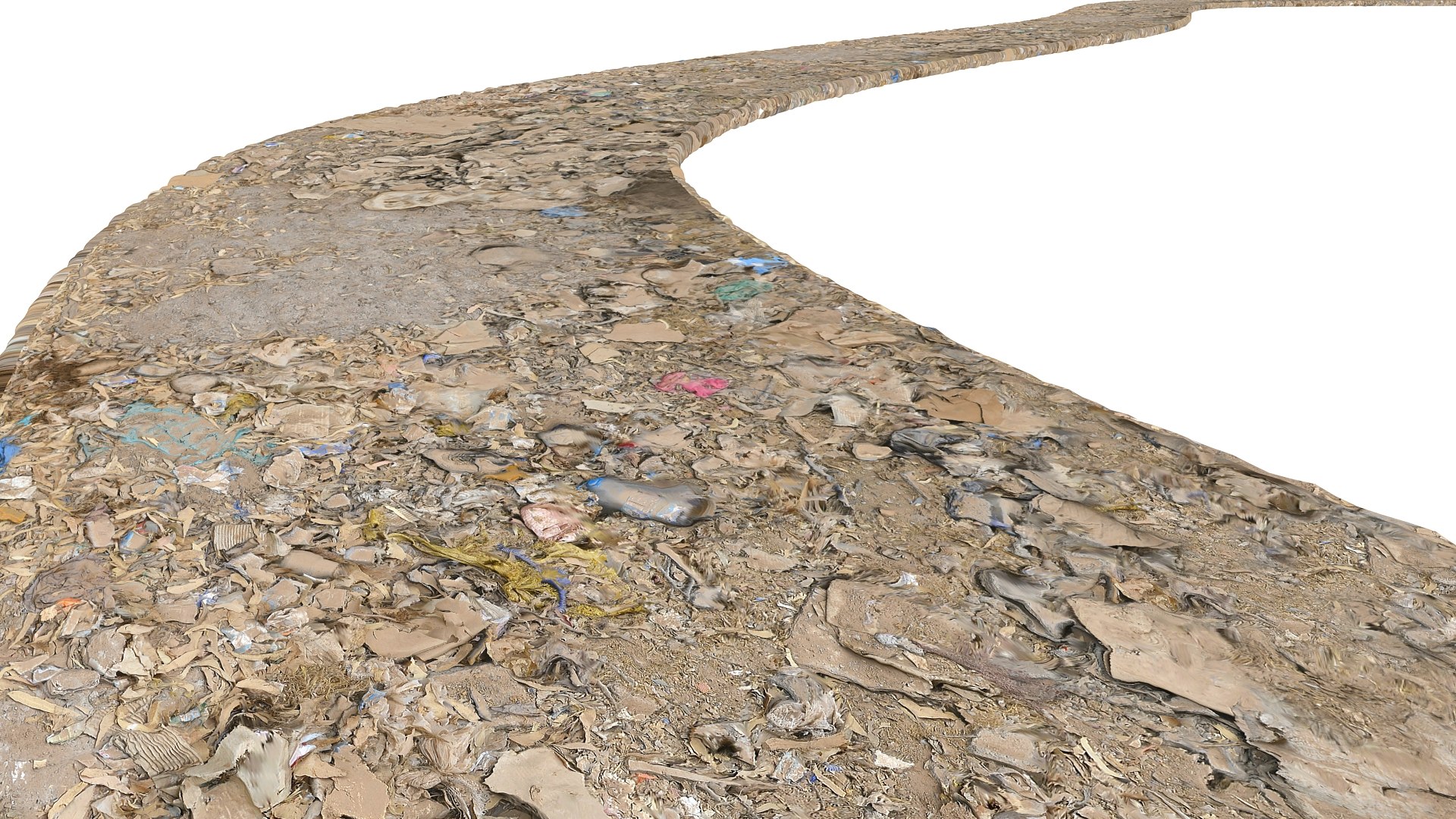 3D African Slums Land Road - TurboSquid 1432086