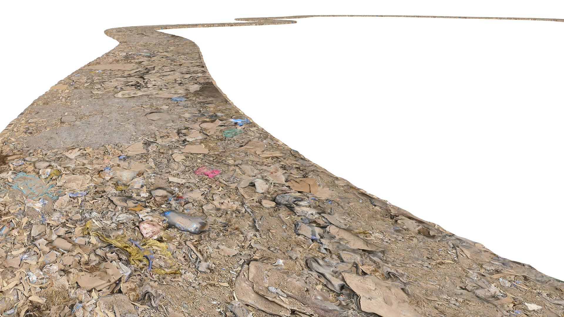 3D African Slums Land Road - TurboSquid 1432086